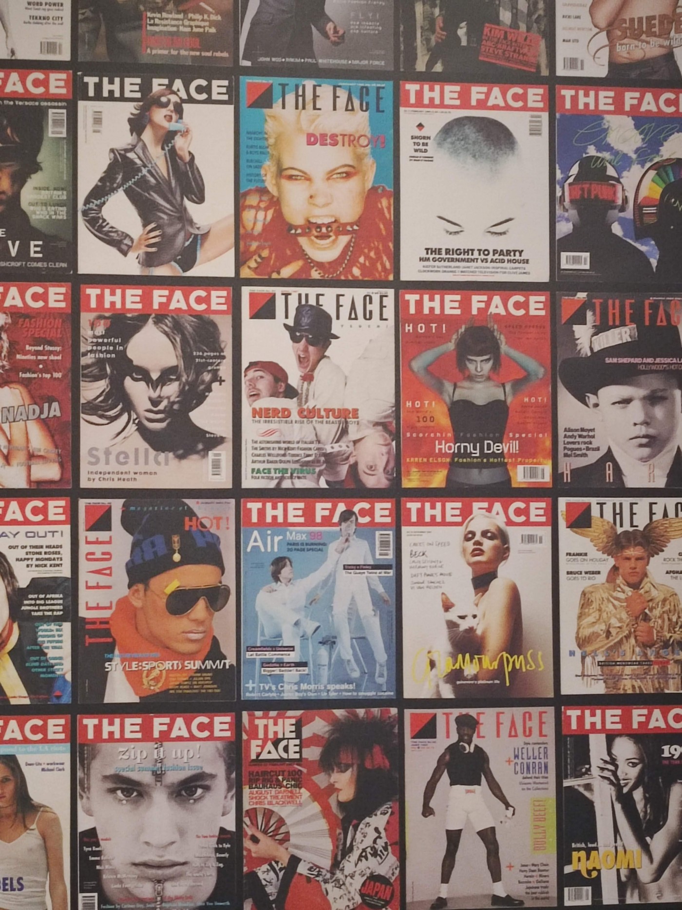 Decades of The Face Magazine are celebrated at the National Portrait ...